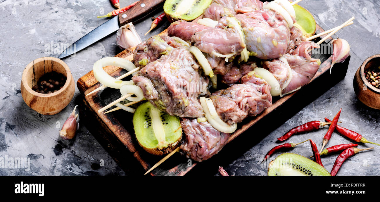 Raw spicy beef hi-res stock photography and images - Alamy