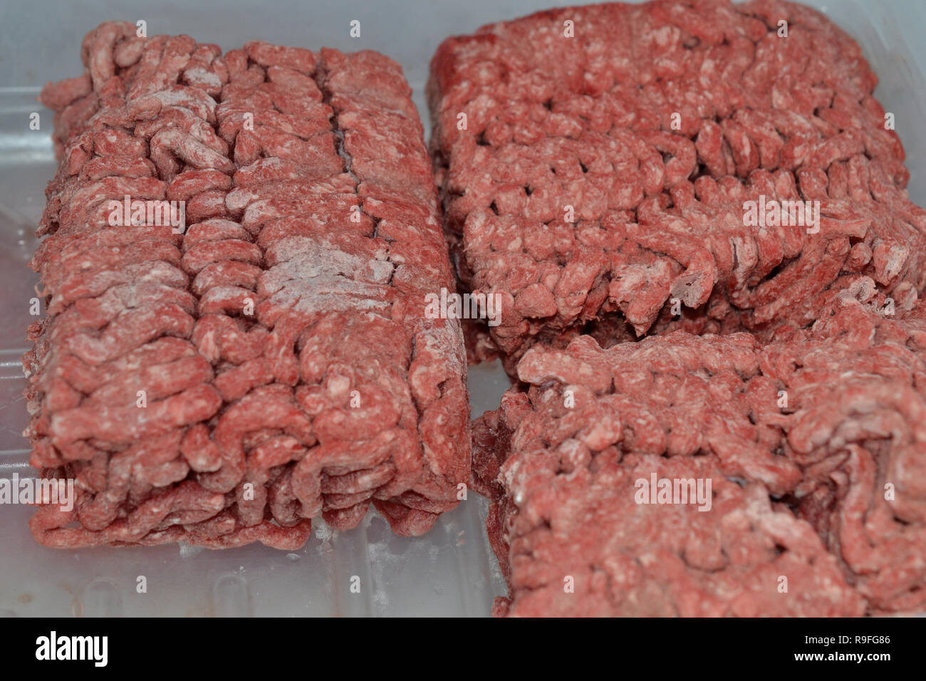 Ground frozen beef in hi-res stock photography and images - Alamy