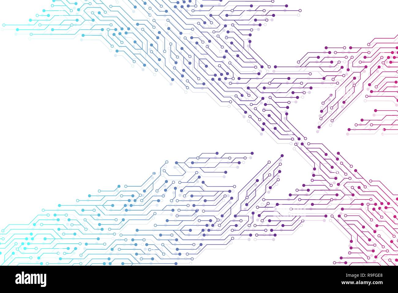 Computer motherboard vector background with circuit board electronic ...