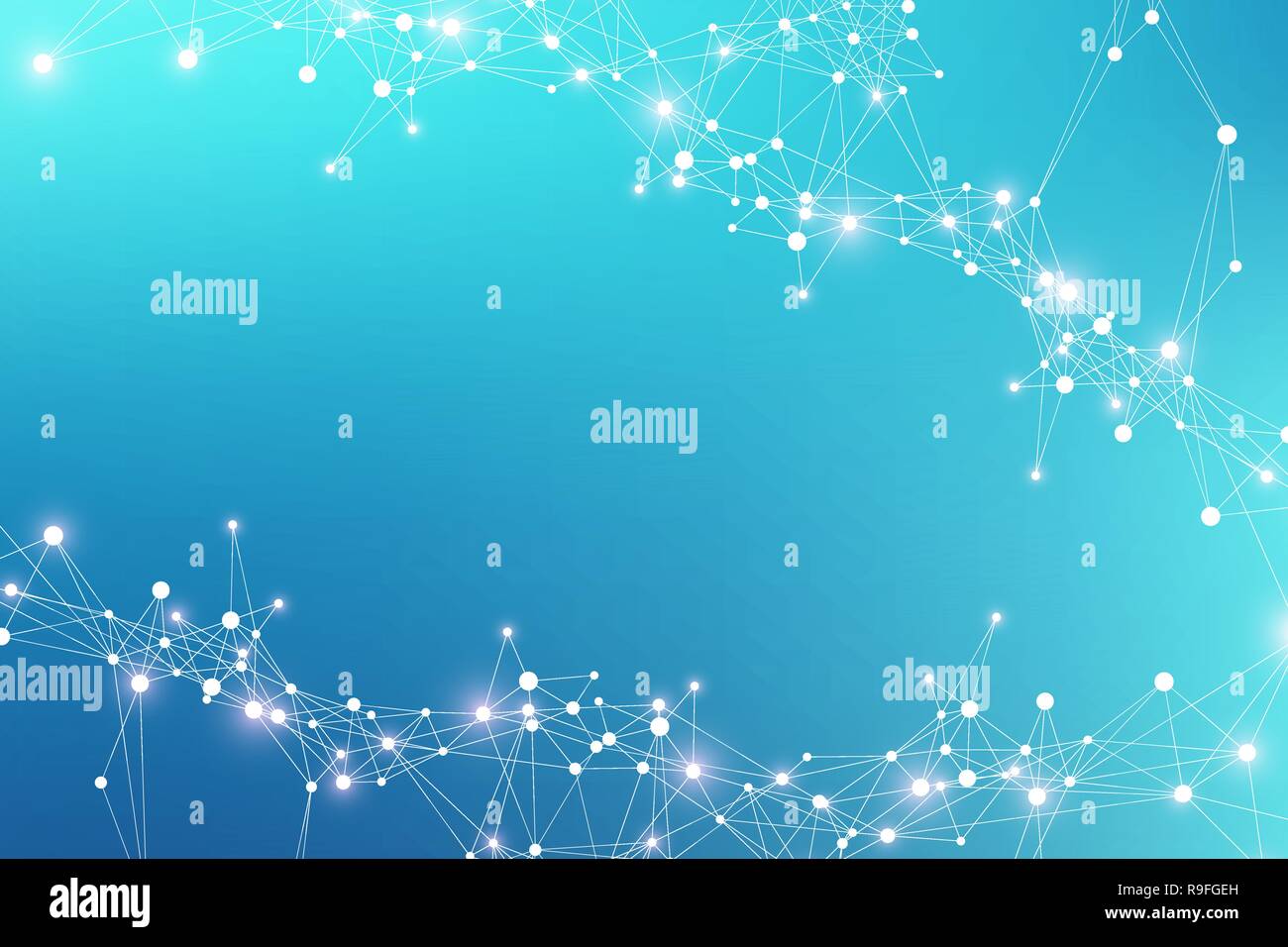 Big data visualization. Graphic abstract background Artificial ...