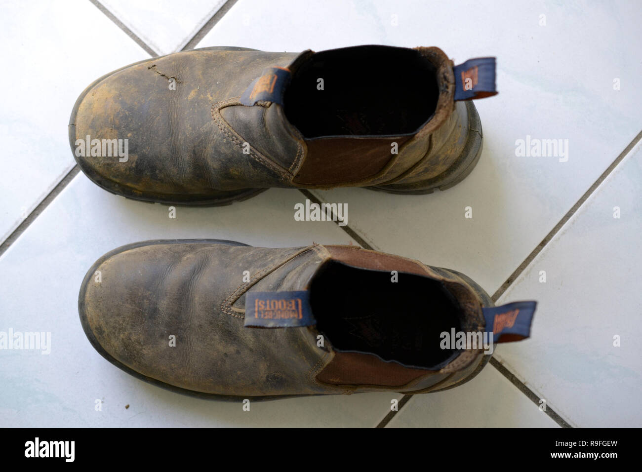 Work boots hi-res stock photography and images - Alamy