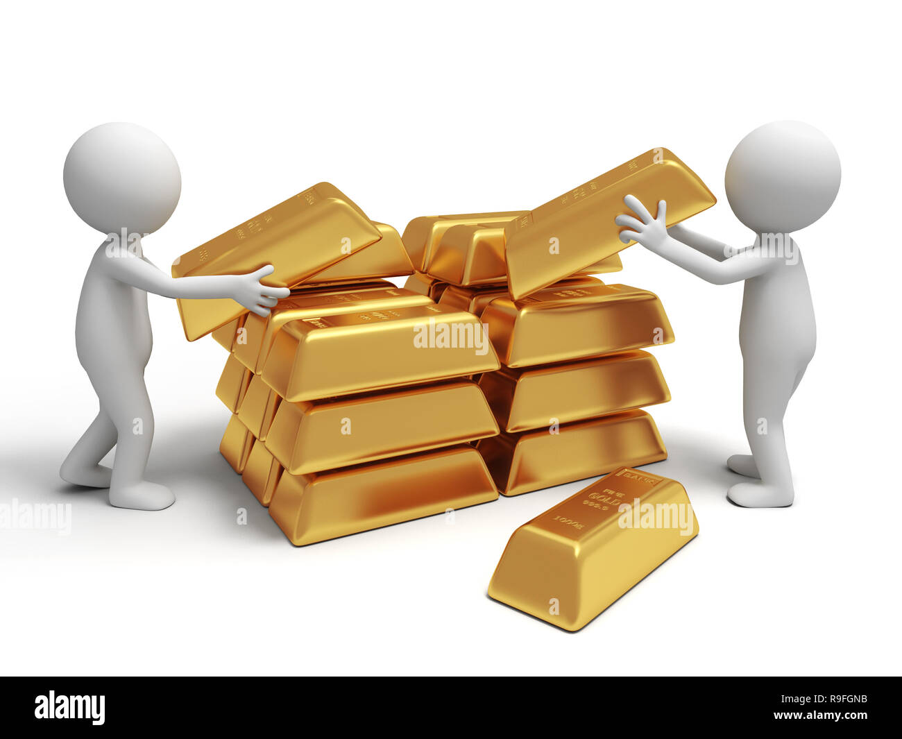 Gold bricks hi-res stock photography and images - Alamy