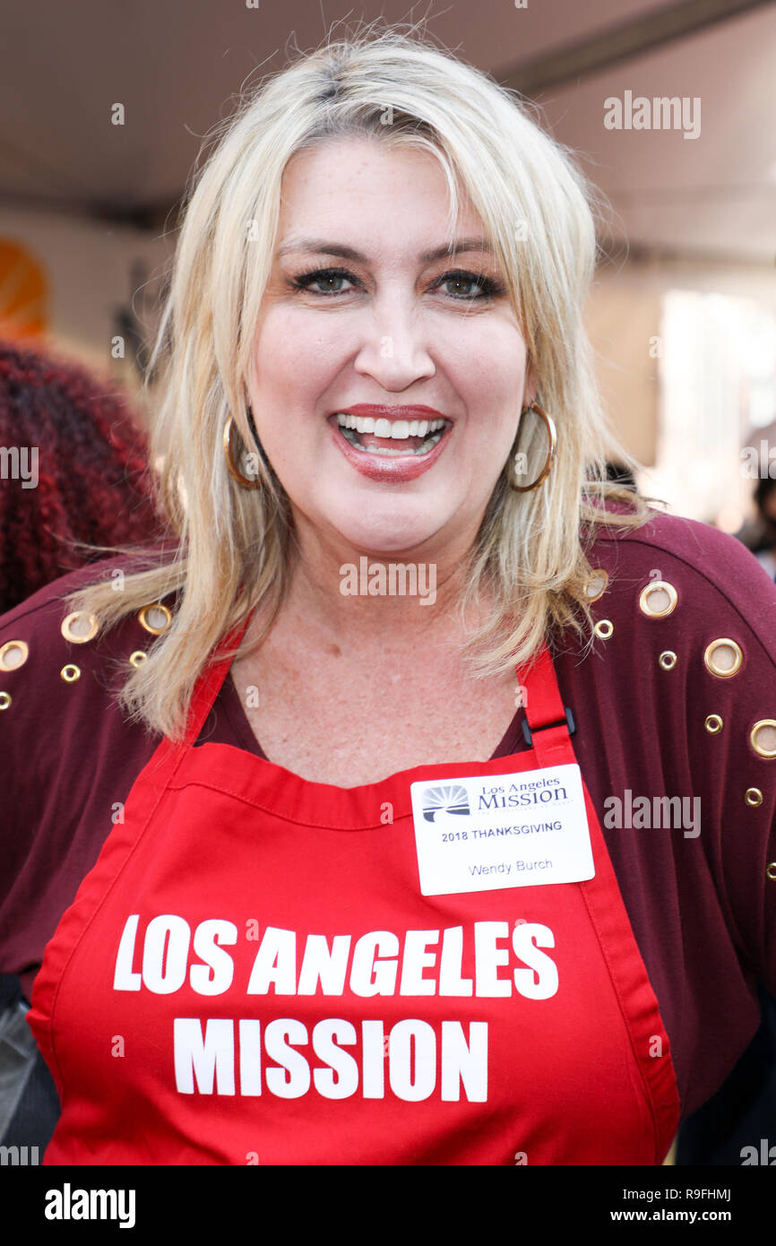 LA Mission's Annual Thanksgiving For The Homeless, held at the Los ...