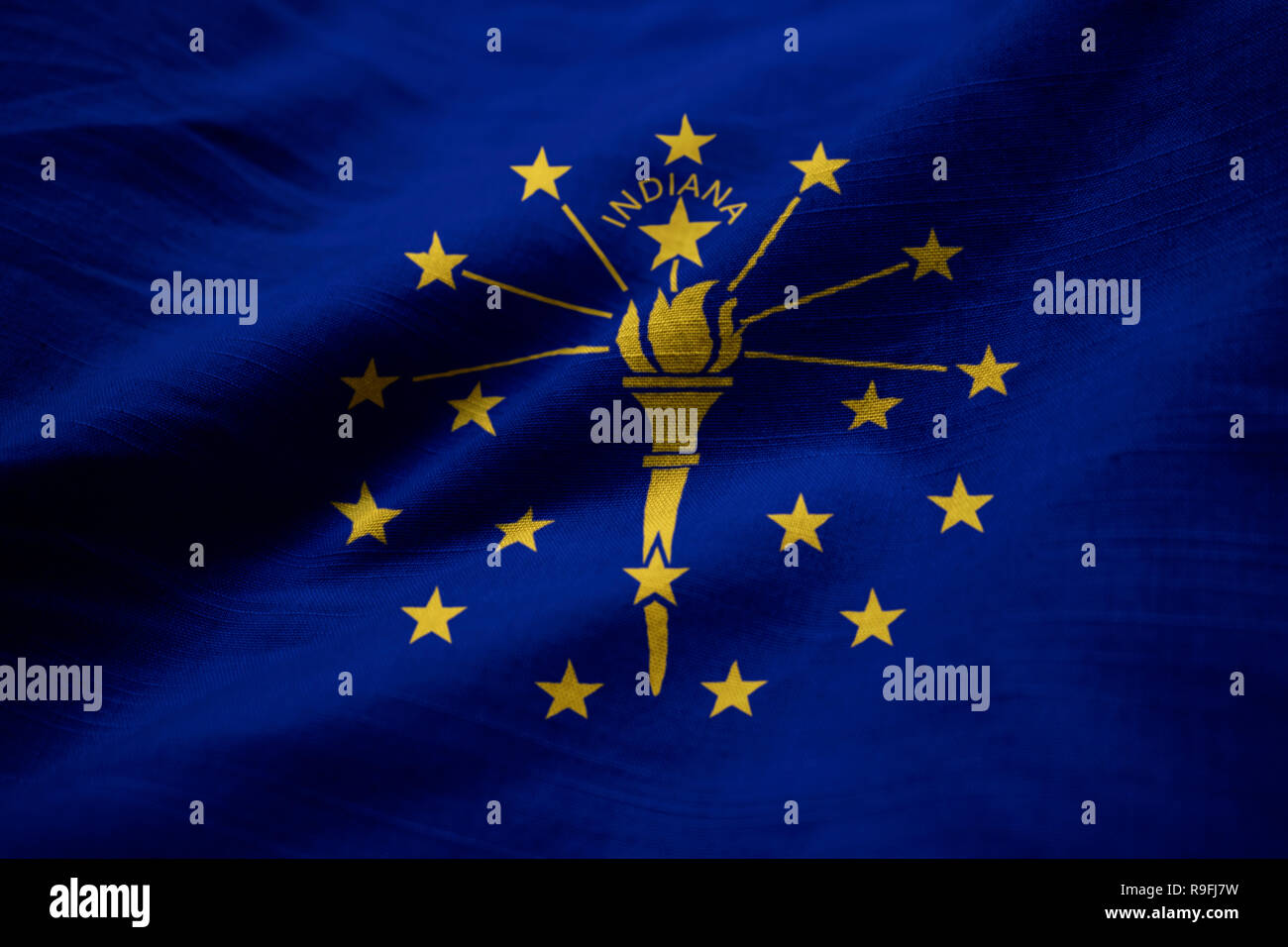 Indiana national flag hi-res stock photography and images - Alamy