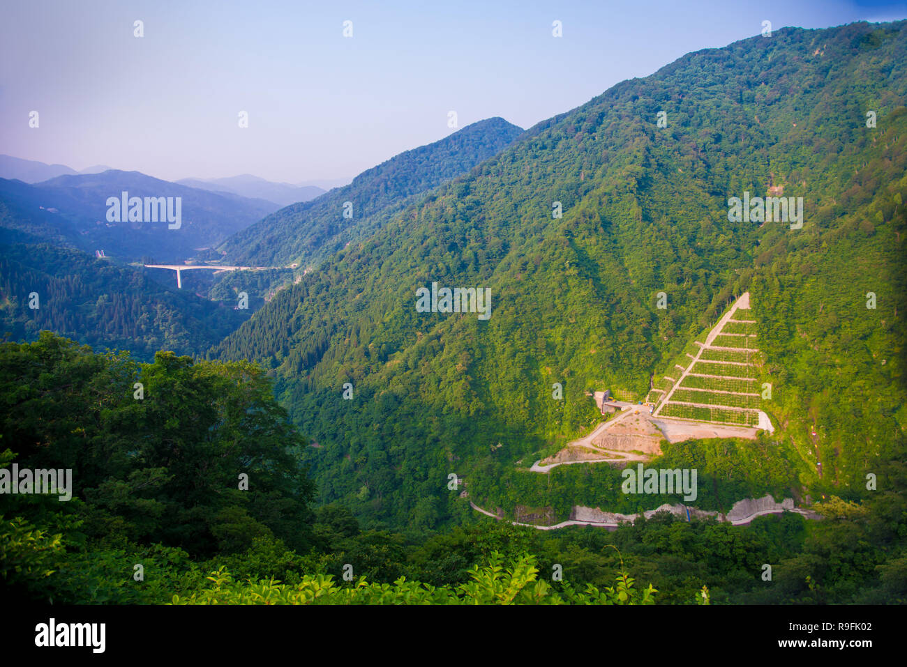 Toga dam in Toyama, Japan. Japan is a country located in the East Asia ...