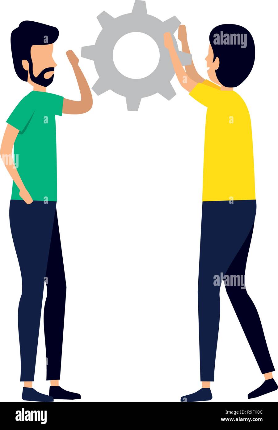 Lifting group Stock Vector Images - Alamy