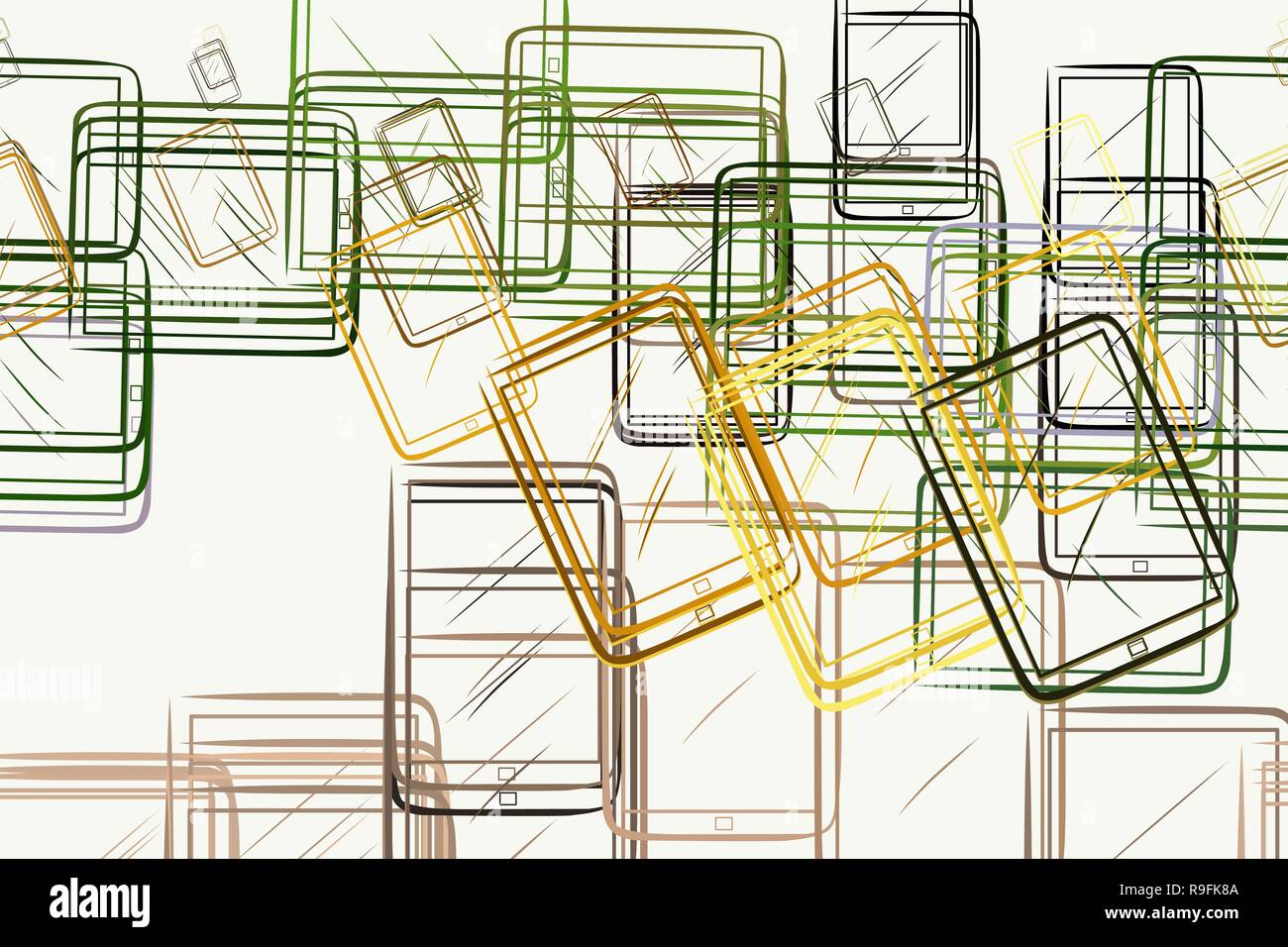 Mobilephone Stock Vector Images - Alamy