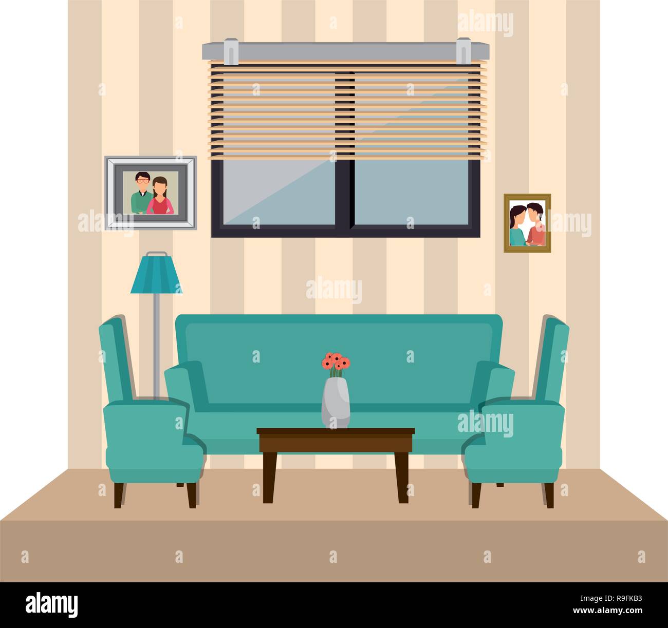 living room house place Stock Vector Image & Art - Alamy