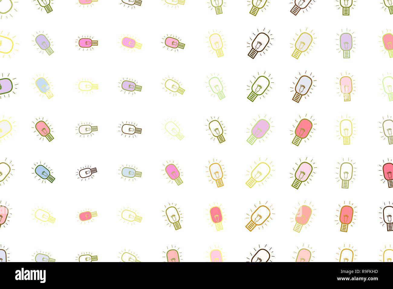 Abstract bulb illustrations background. Vector artwork Stock Vector ...