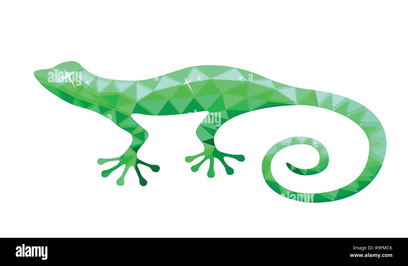 Gecko vector vectors hi-res stock photography and images - Alamy