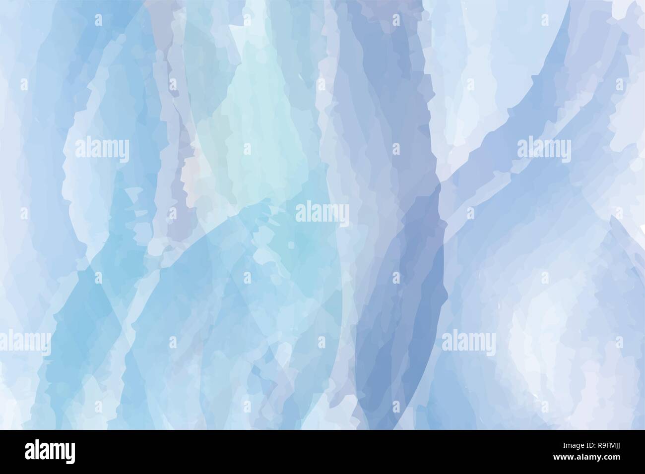 Abstract pattern made with blue watercolor brushes. Modern vector ...