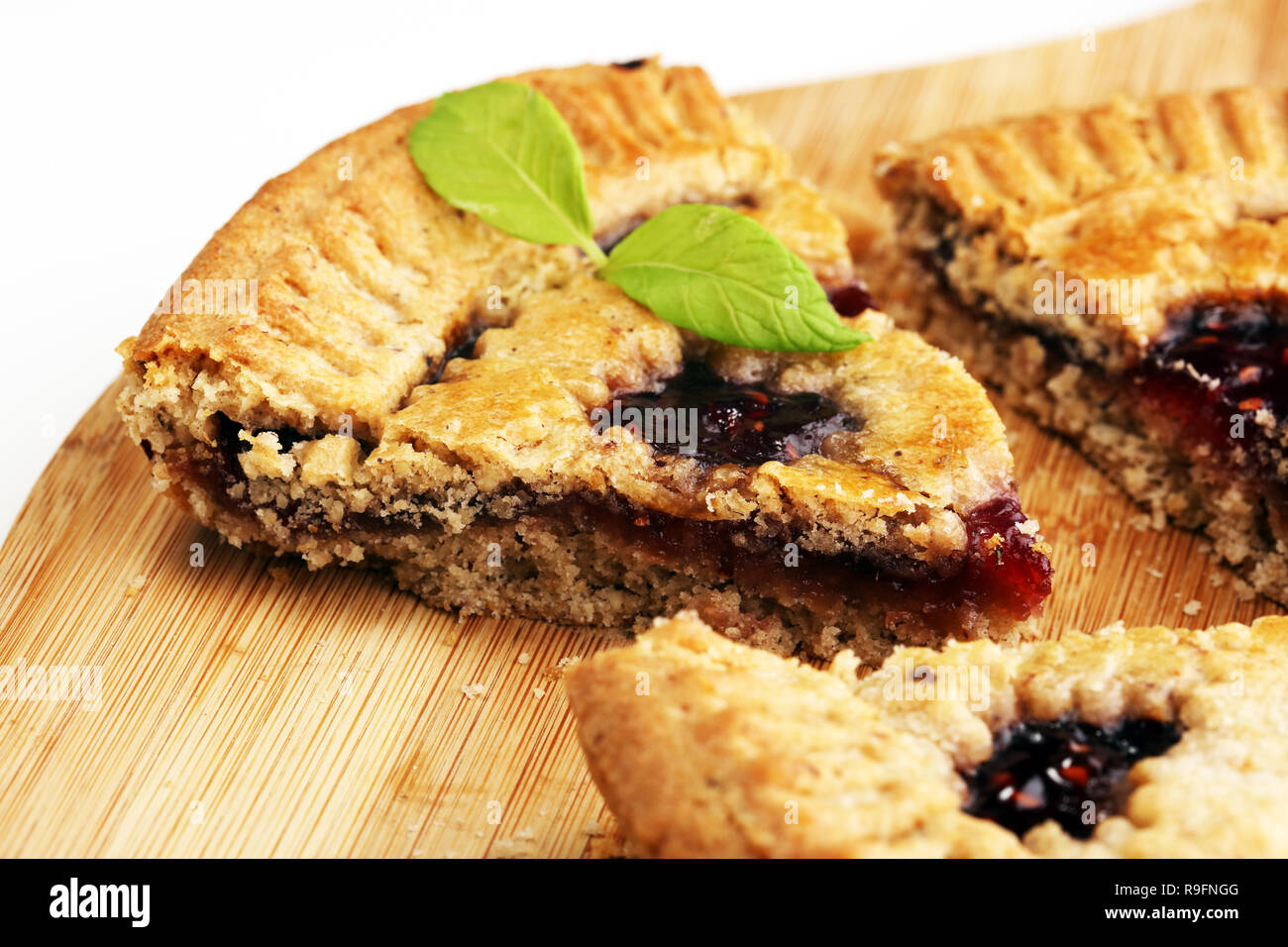 Vertical slice of pie tart cake dessert sweet treat Stock Photo - Alamy