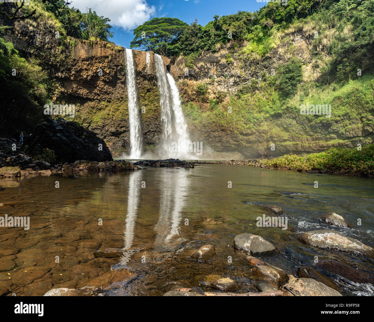 Wailua falls kauai iconic hi-res stock photography and images - Alamy