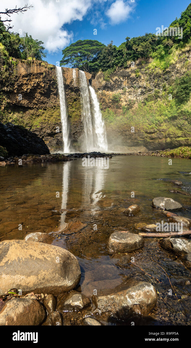 Wailua falls kauai iconic hi-res stock photography and images - Alamy