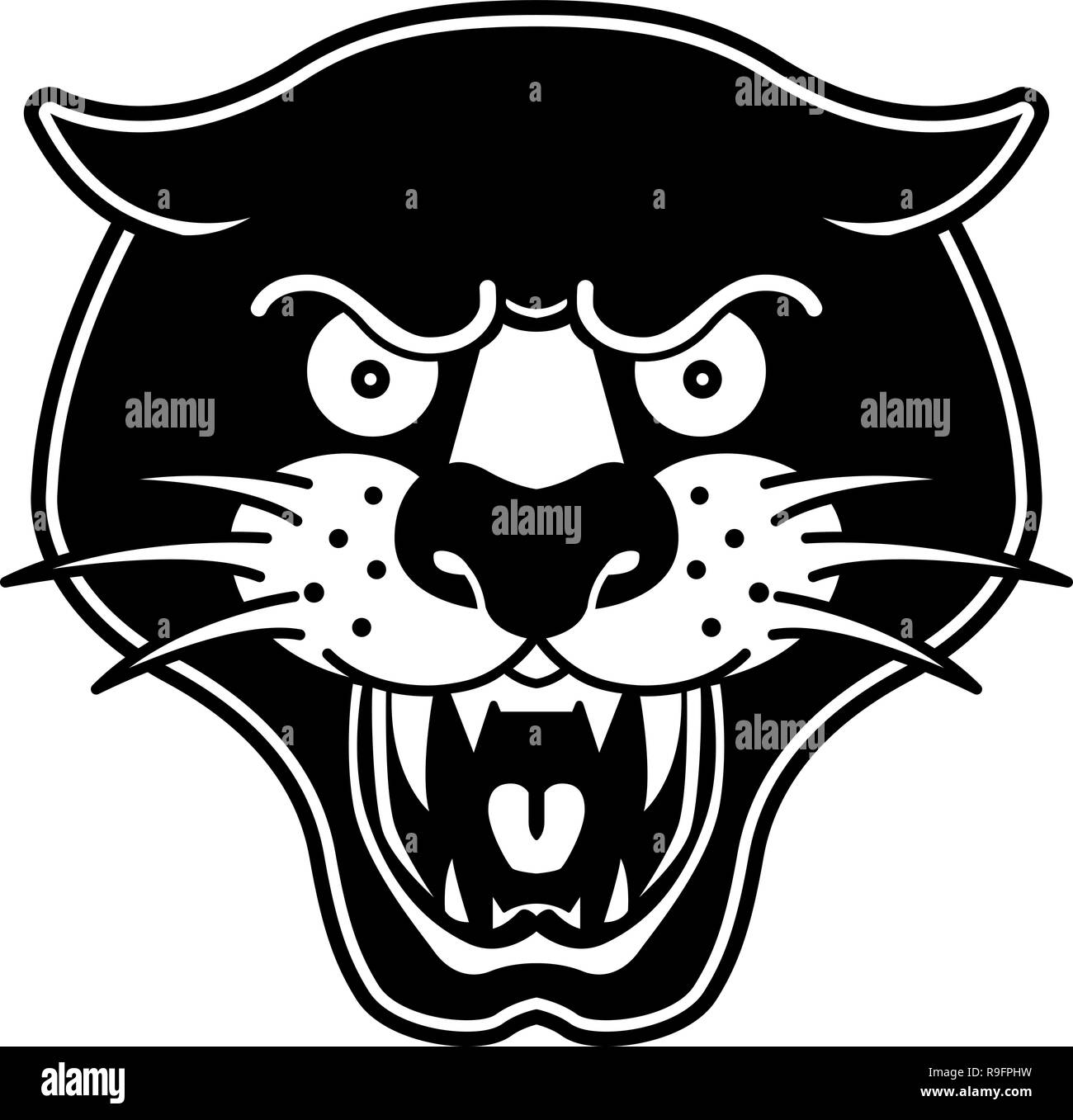 Pantera logo Black and White Stock Photos & Images - Alamy