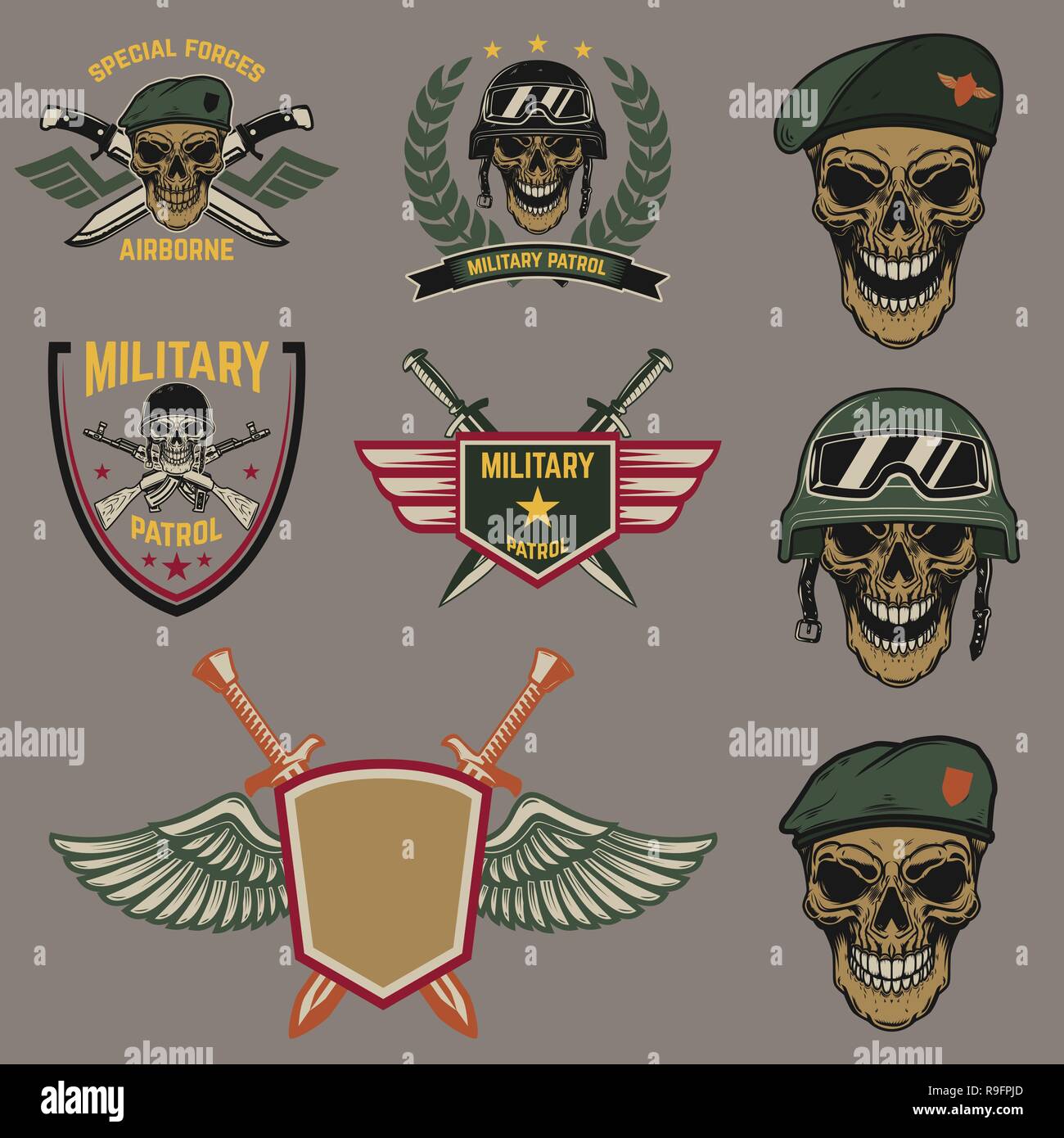 Military Logos And Emblems Collection Of Logos Emblems Military