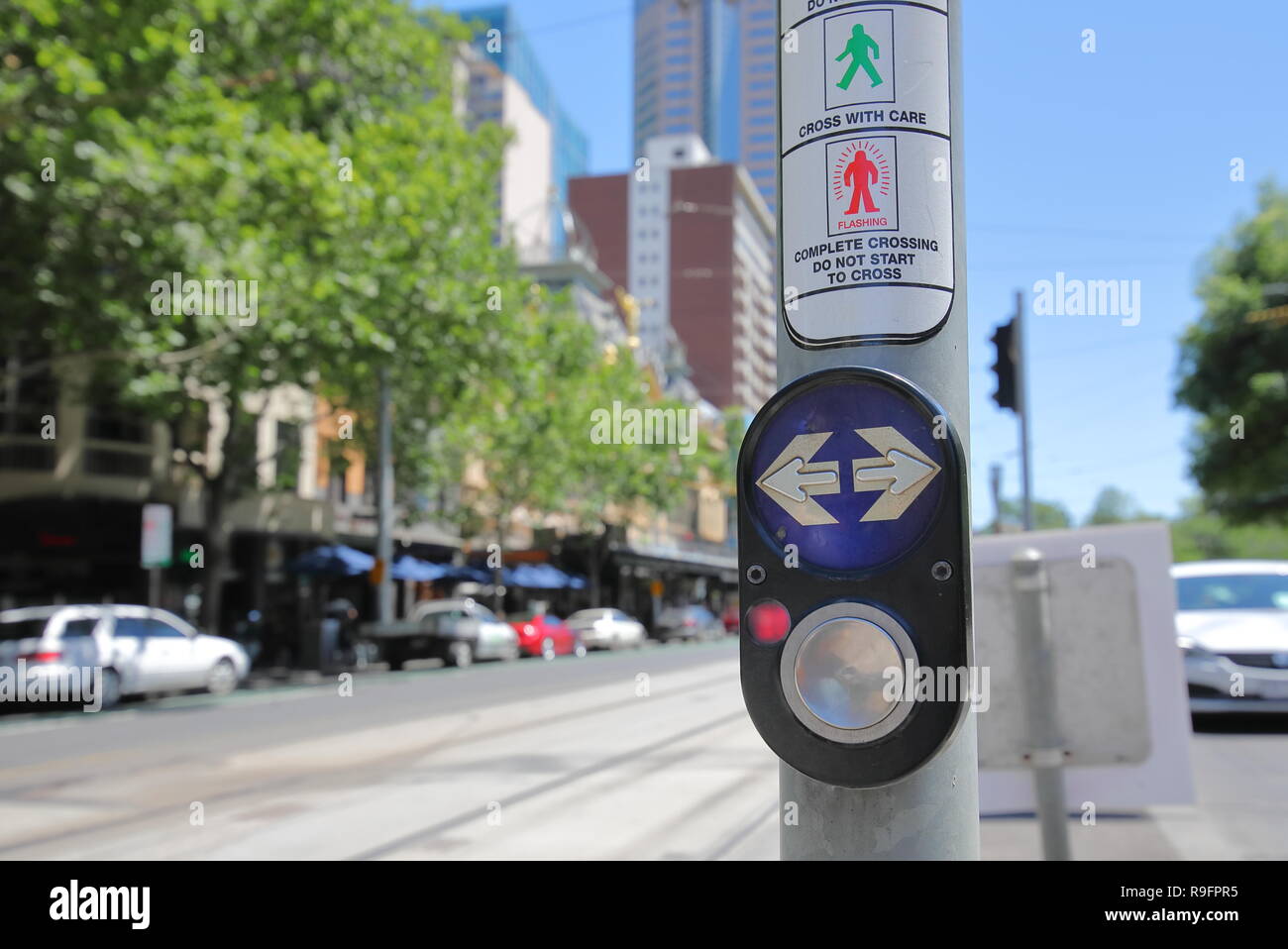 Australian pedestrian crossing sign hi-res stock photography and images ...