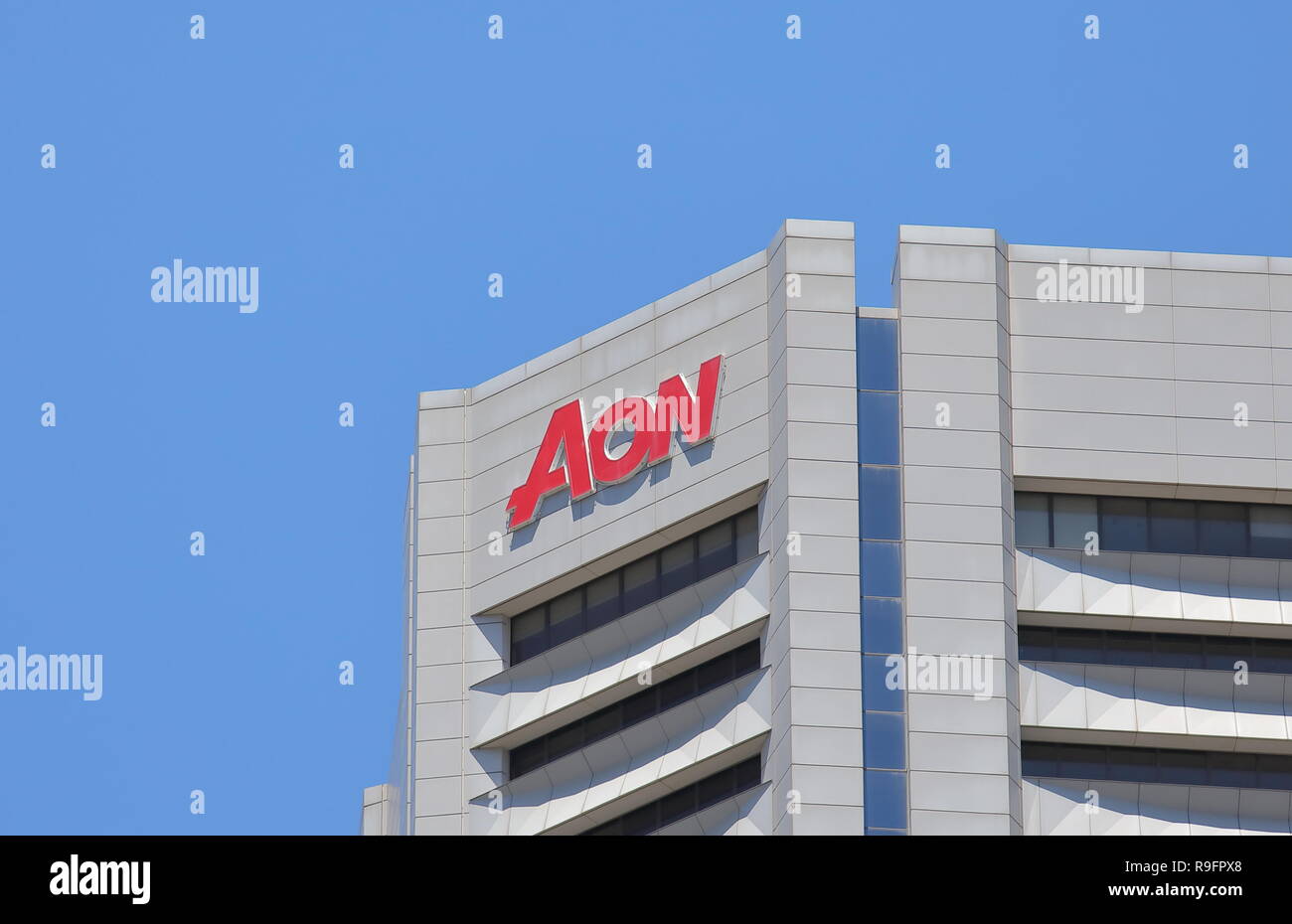 Aon logo hi-res stock photography and images - Alamy