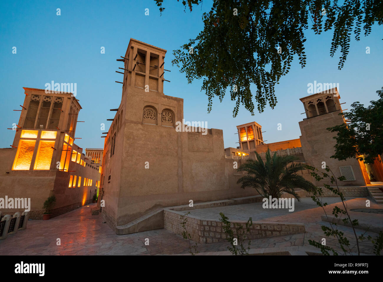 The wind towers of al fahidi hi-res stock photography and images - Alamy