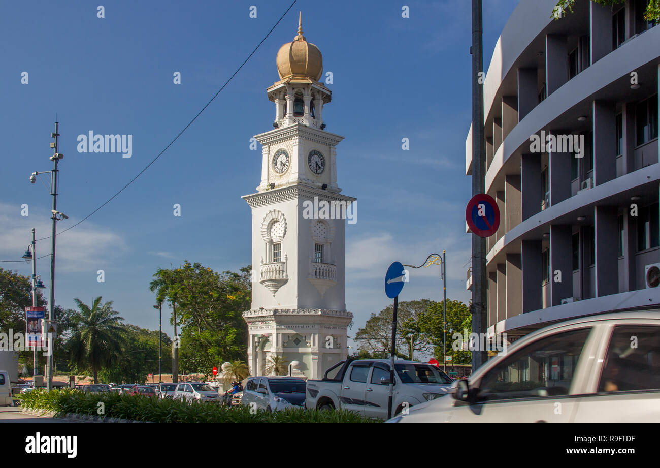 Queen Victoria Memory Clock Tower Stock Photo - Alamy