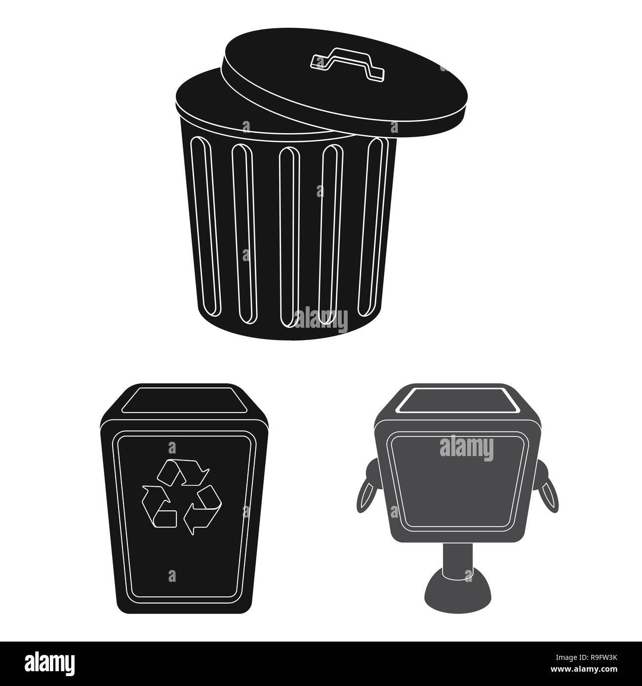 trash,dustbin,recycle,bin,box,green,rubbish,urn,garbage,material ...