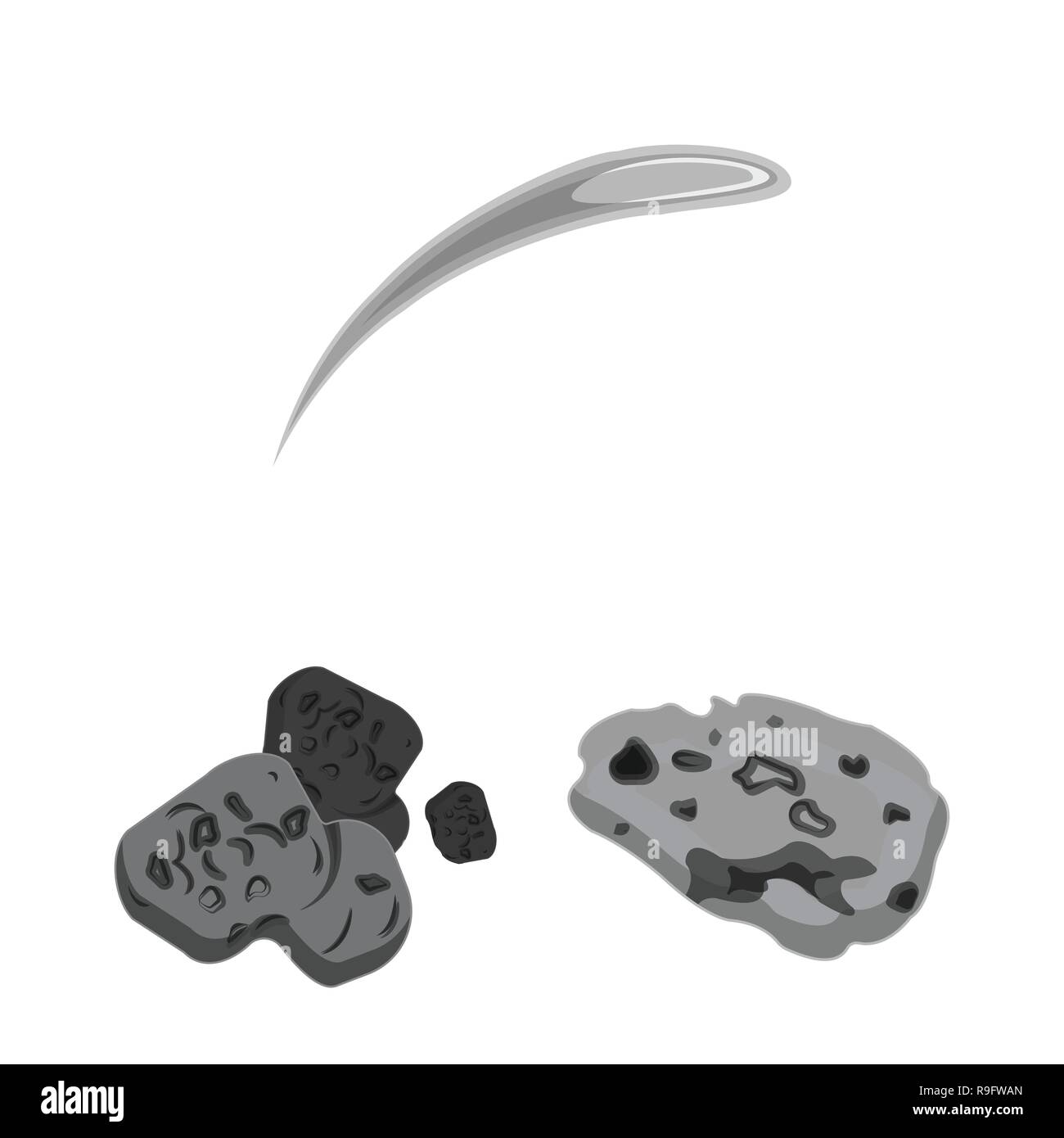 meteorite,flame,explosion,flat,crater,planet,earth,stratosphere ...