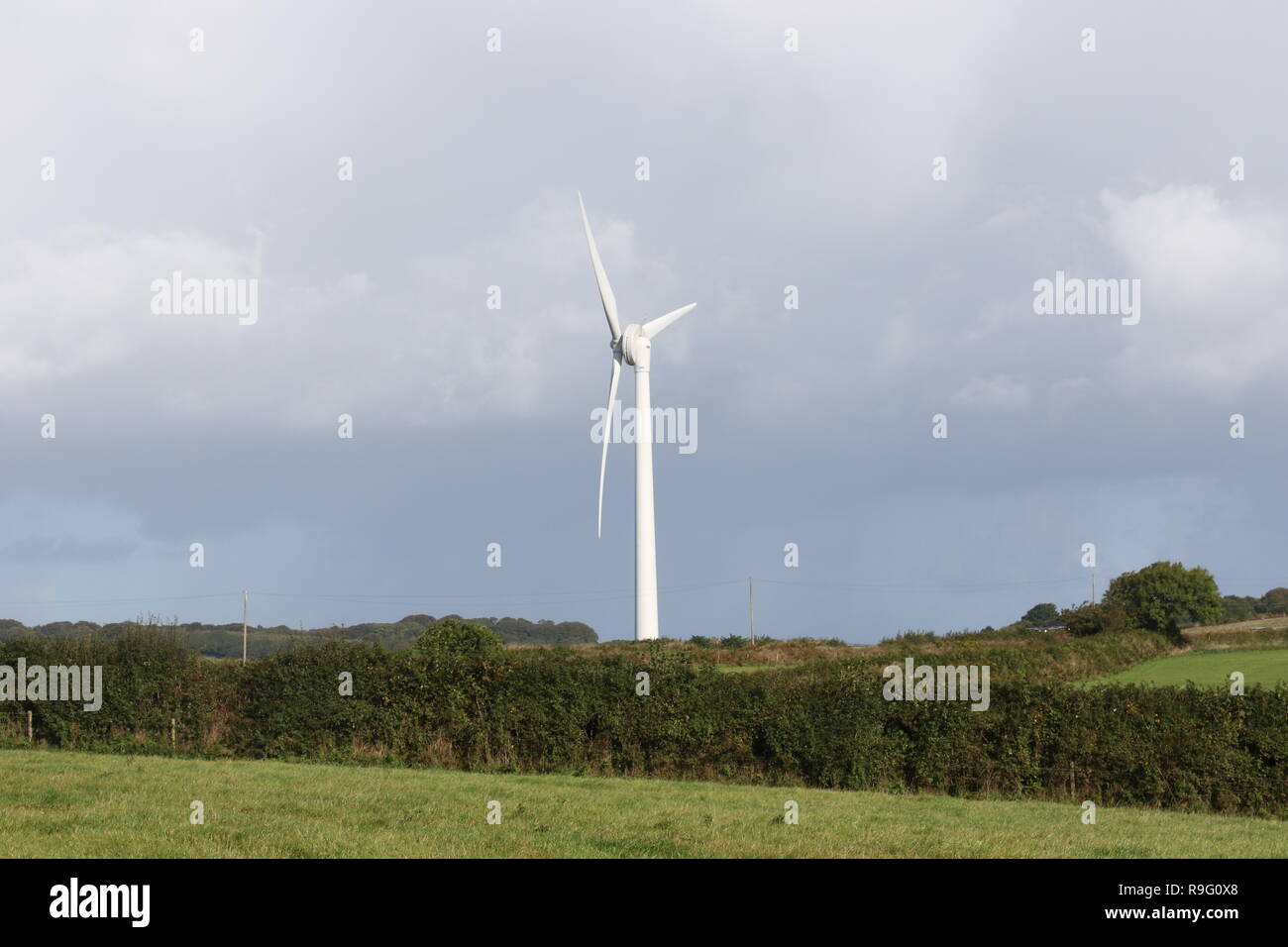 Country view winder turbine hi-res stock photography and images - Alamy