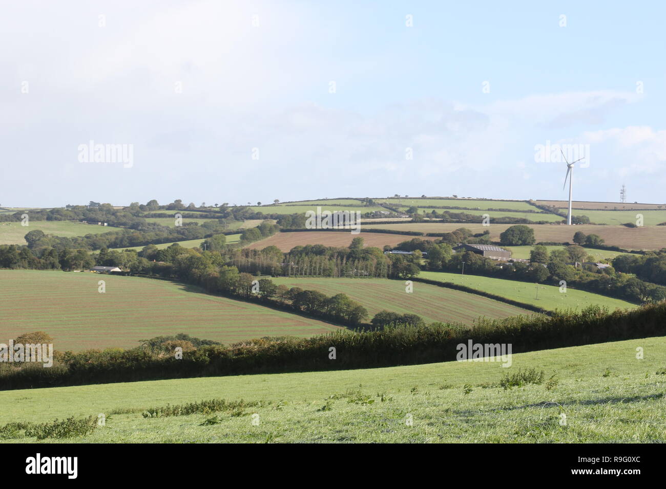 Country view farming Stock Photo - Alamy