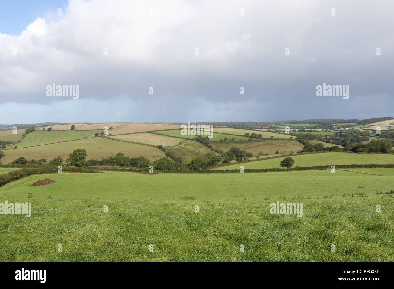 Country view farming Stock Photo - Alamy
