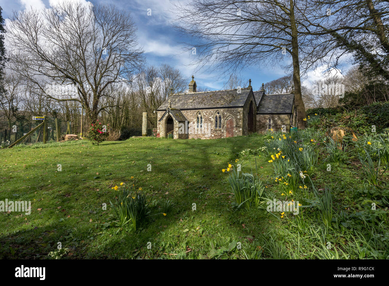 Old Kea Church; Cornwall; UK Stock Photo - Alamy