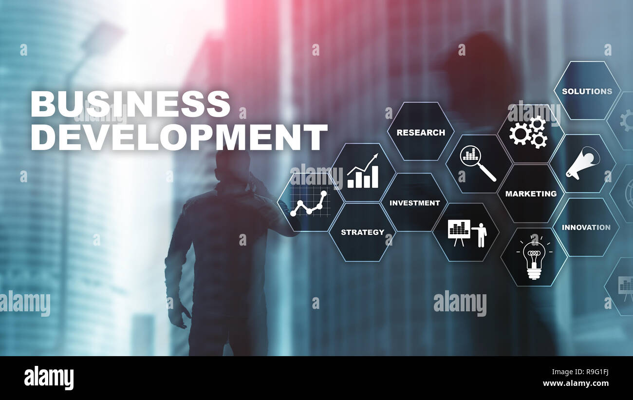 Business Development Startup Growth Statistics. Financial Plan Strategy ...