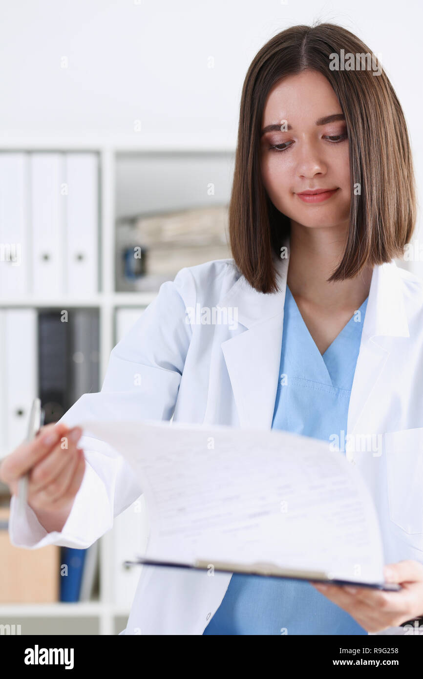 Female medicine doctor hand holding Stock Photo - Alamy