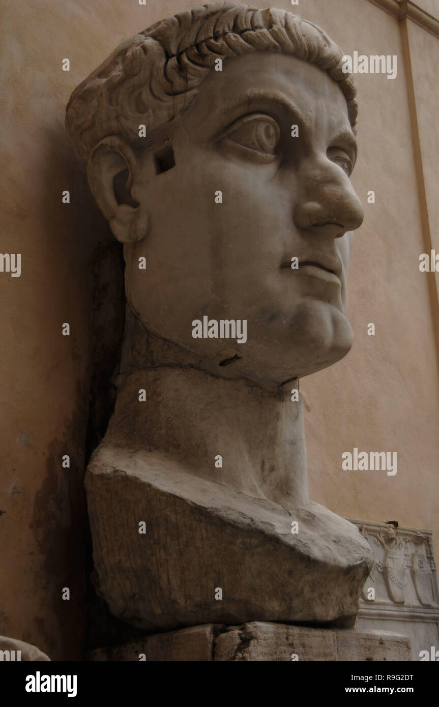 Caesar flavius valerius aurelius constantinus augustus hi-res stock ...