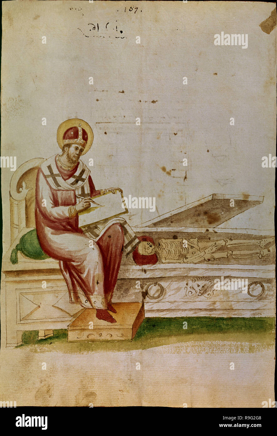 Medieval monastery spain manuscript hi-res stock photography and images ...
