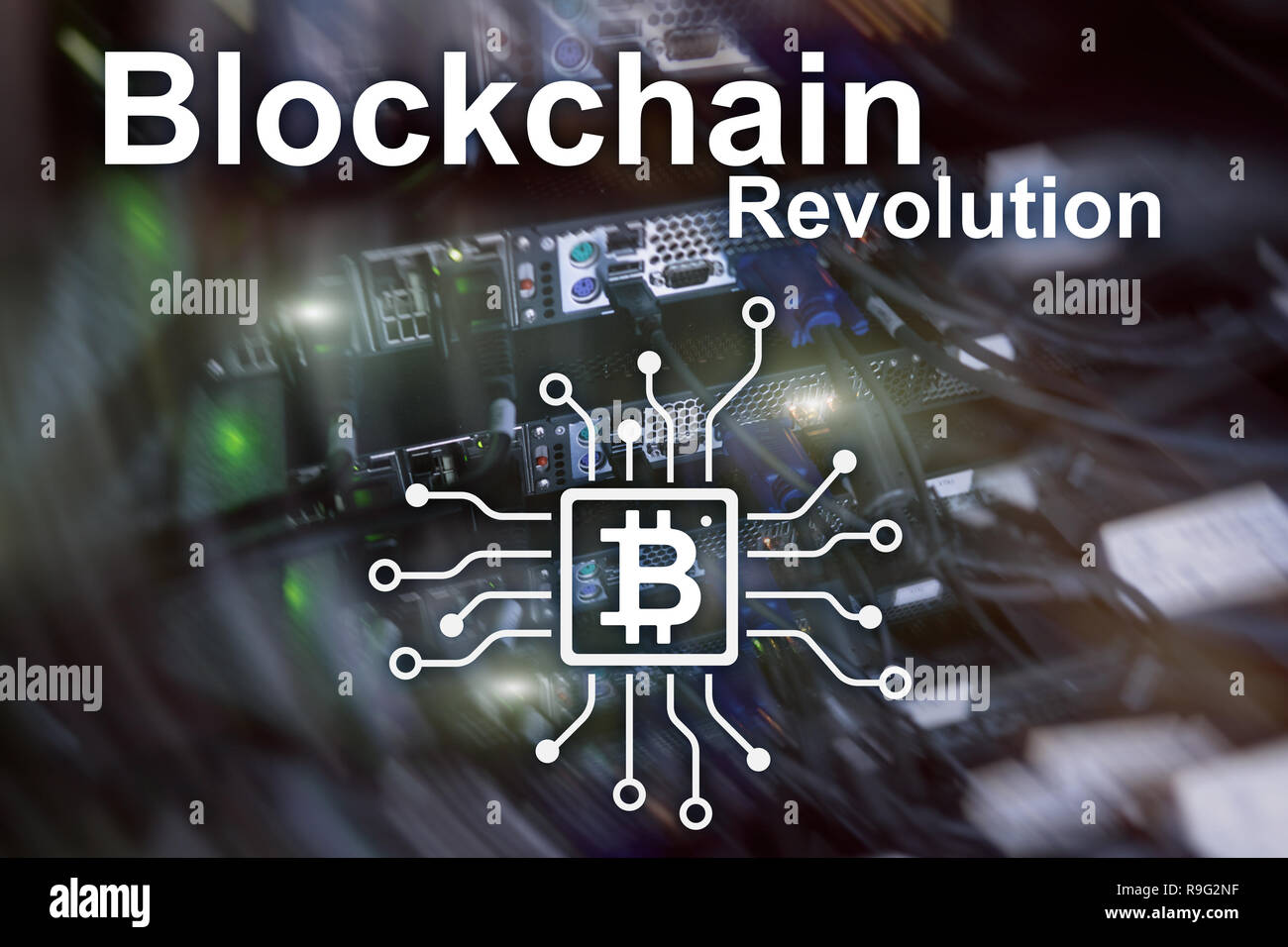 Blockchain revolution, innovation technology in modern business Stock ...