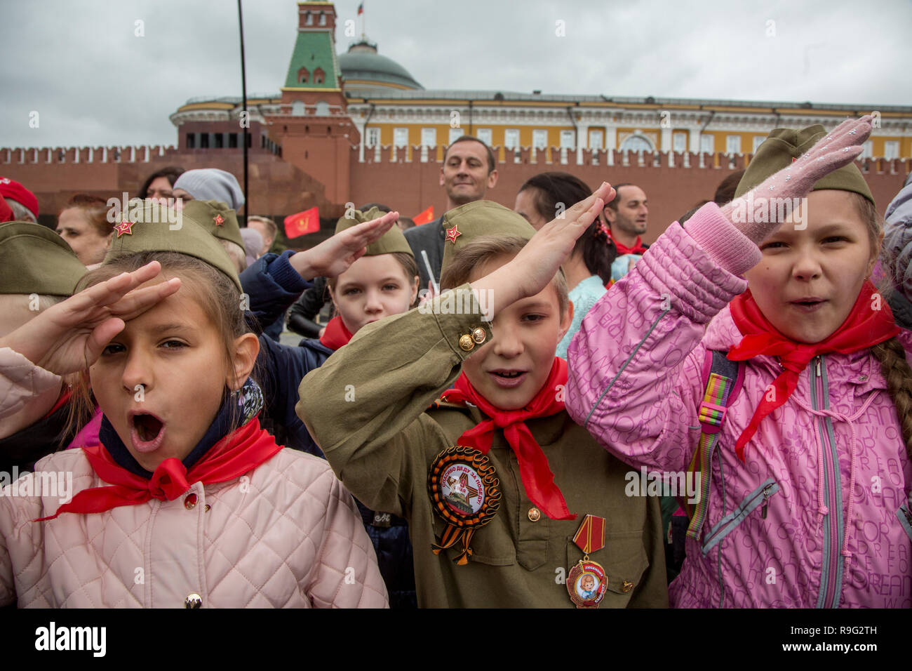 People attend the official ceremony of initiation children into the ...