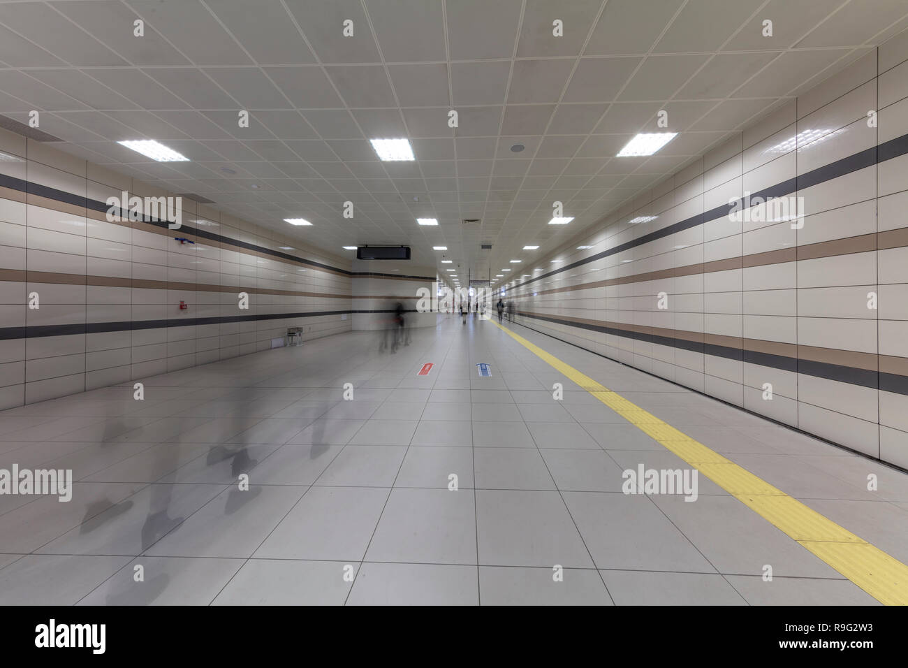 Istanbul Metro. Subway,Istanbul A portion of the inner city transport ...