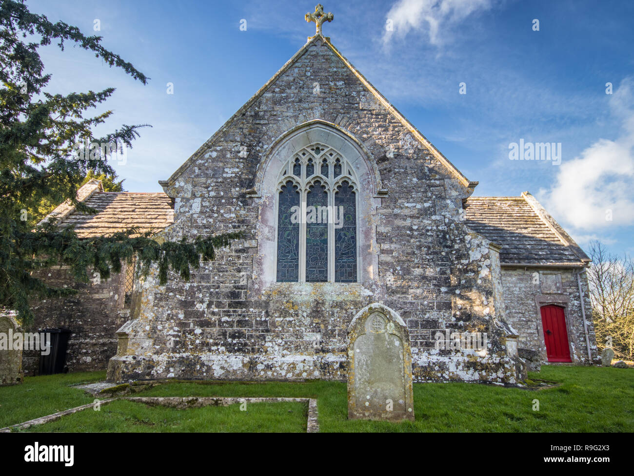 St Michael and All Angels Church, Steeple, near Warhead, Dorset, UK ...