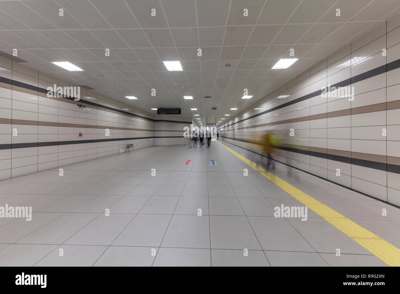 Istanbul Metro. Subway,Istanbul A portion of the inner city transport ...