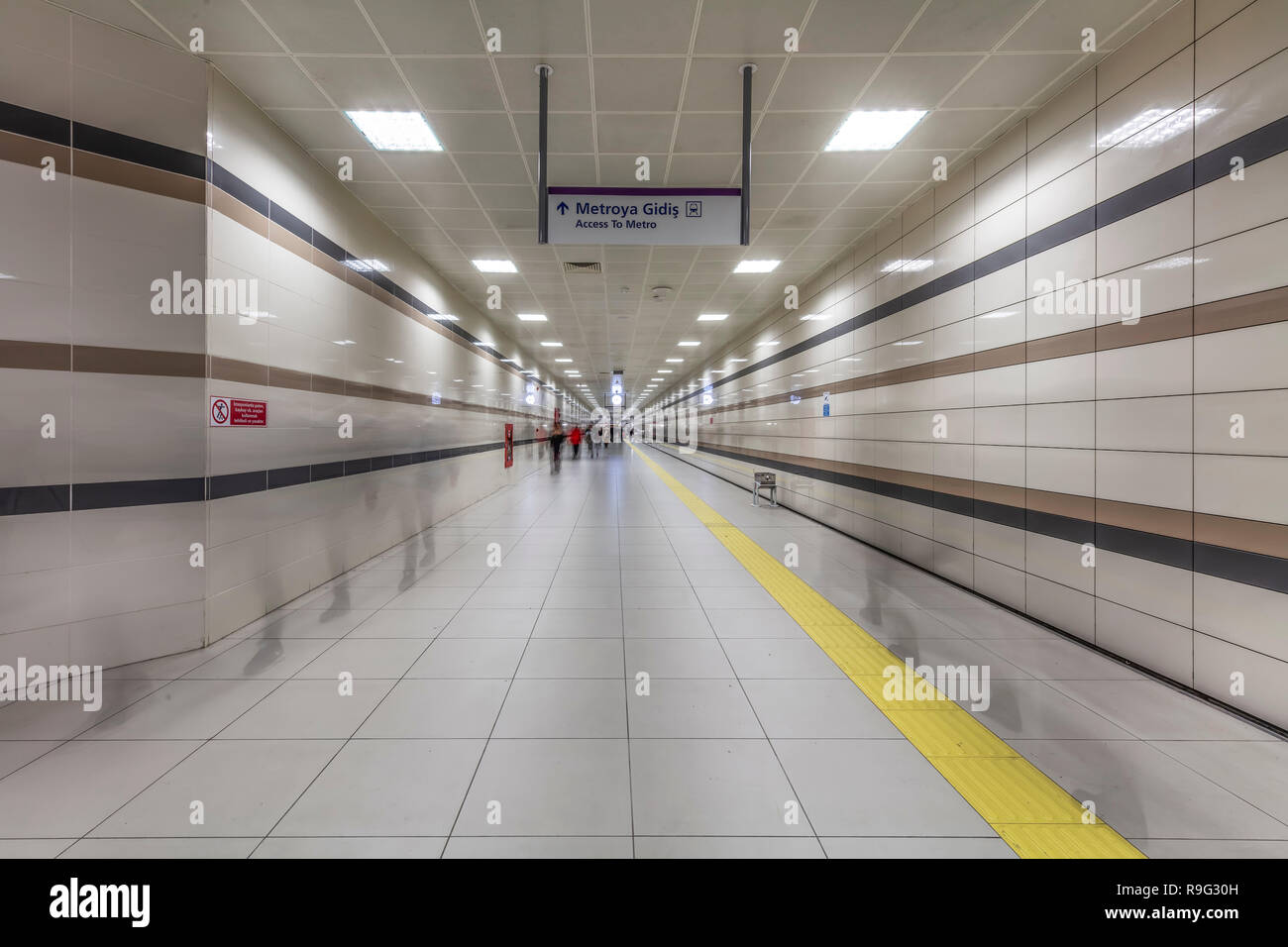 Istanbul Metro. Subway,Istanbul A portion of the inner city transport ...