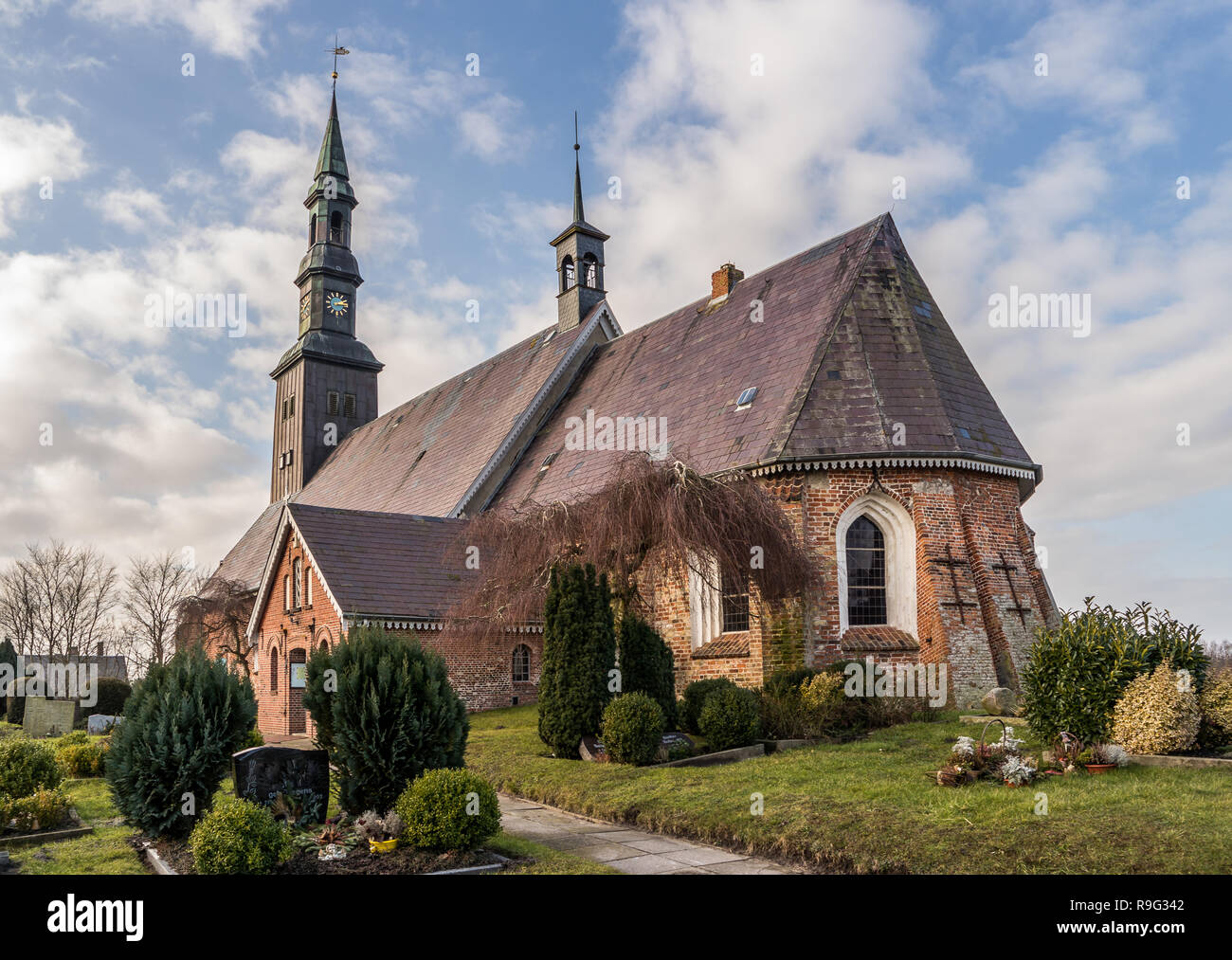 Church in Tating Stock Photo - Alamy
