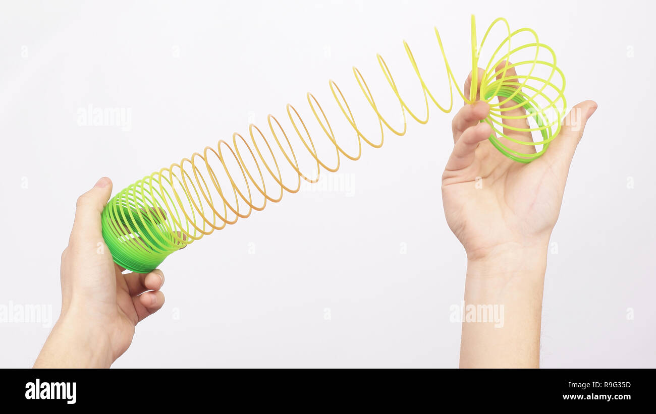 Coil toy hands hi-res stock photography and images - Alamy