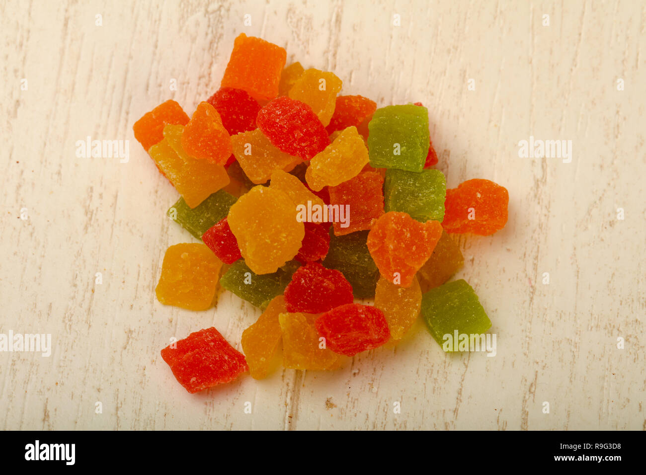 Dry colored pineapple Stock Photo - Alamy