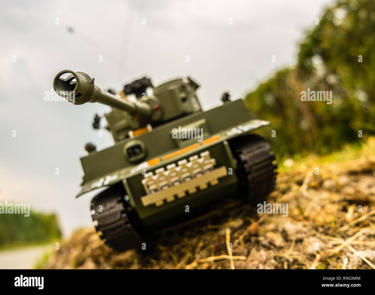RC tanks in action Stock Photo - Alamy