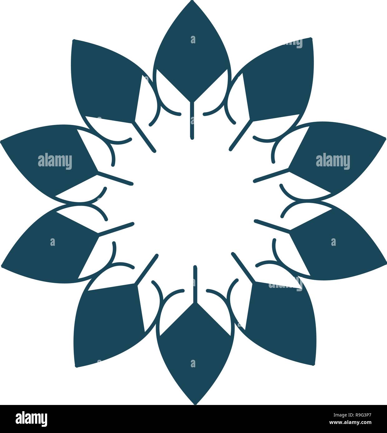 Vector organic and natural emblem and logo design template, ecology ...