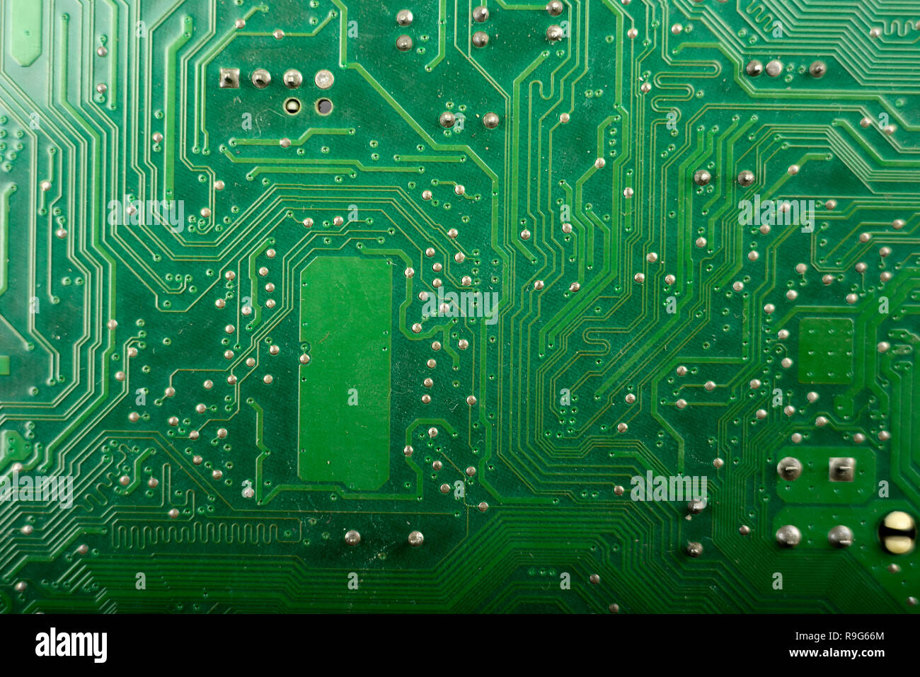 Close-up of Micro electric circuit of computer motherboard Stock Photo ...