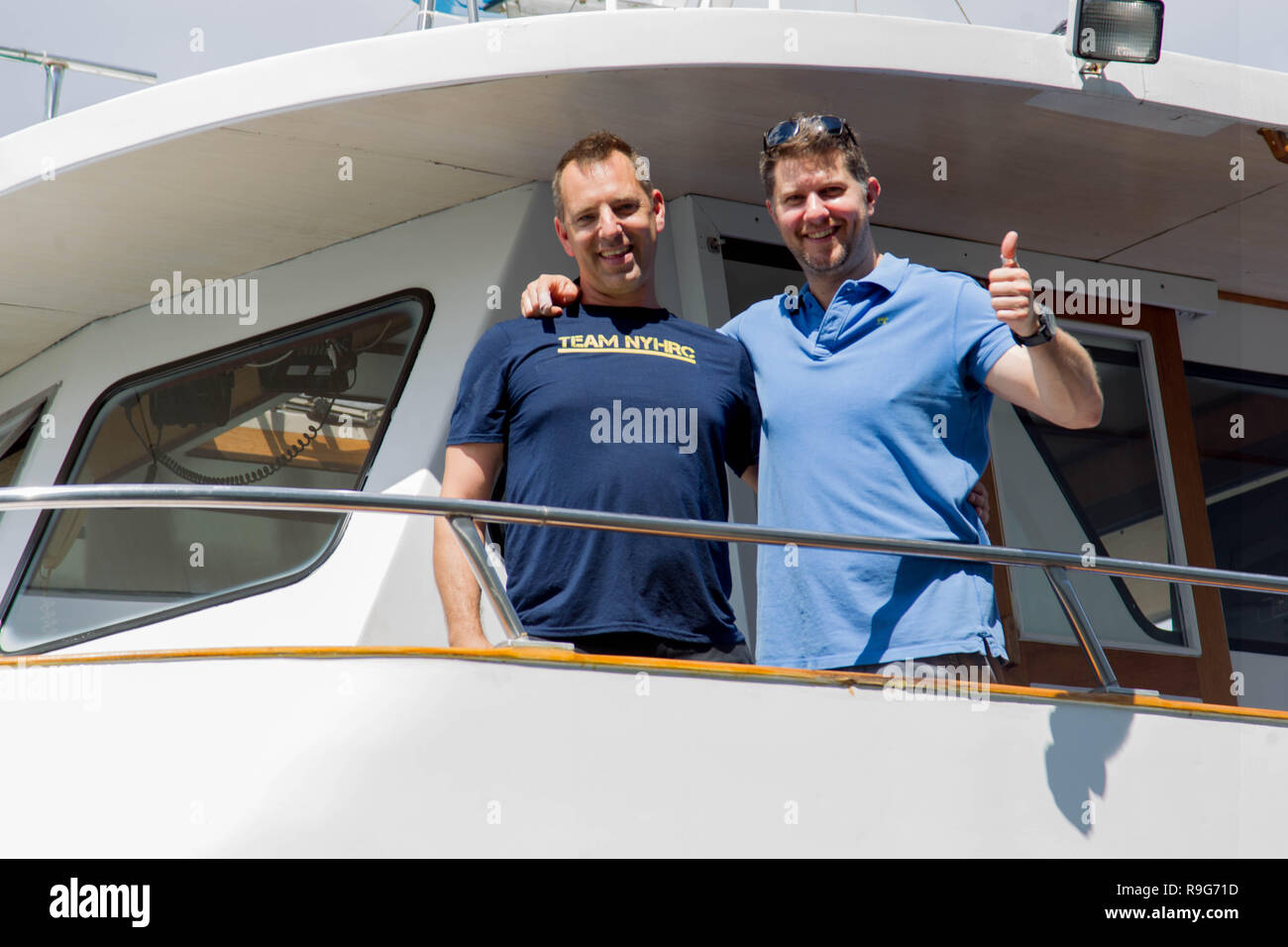 NEW YORK, NY - JUNE 21: Crew sying goodbye after The 2015 Father's Day ...