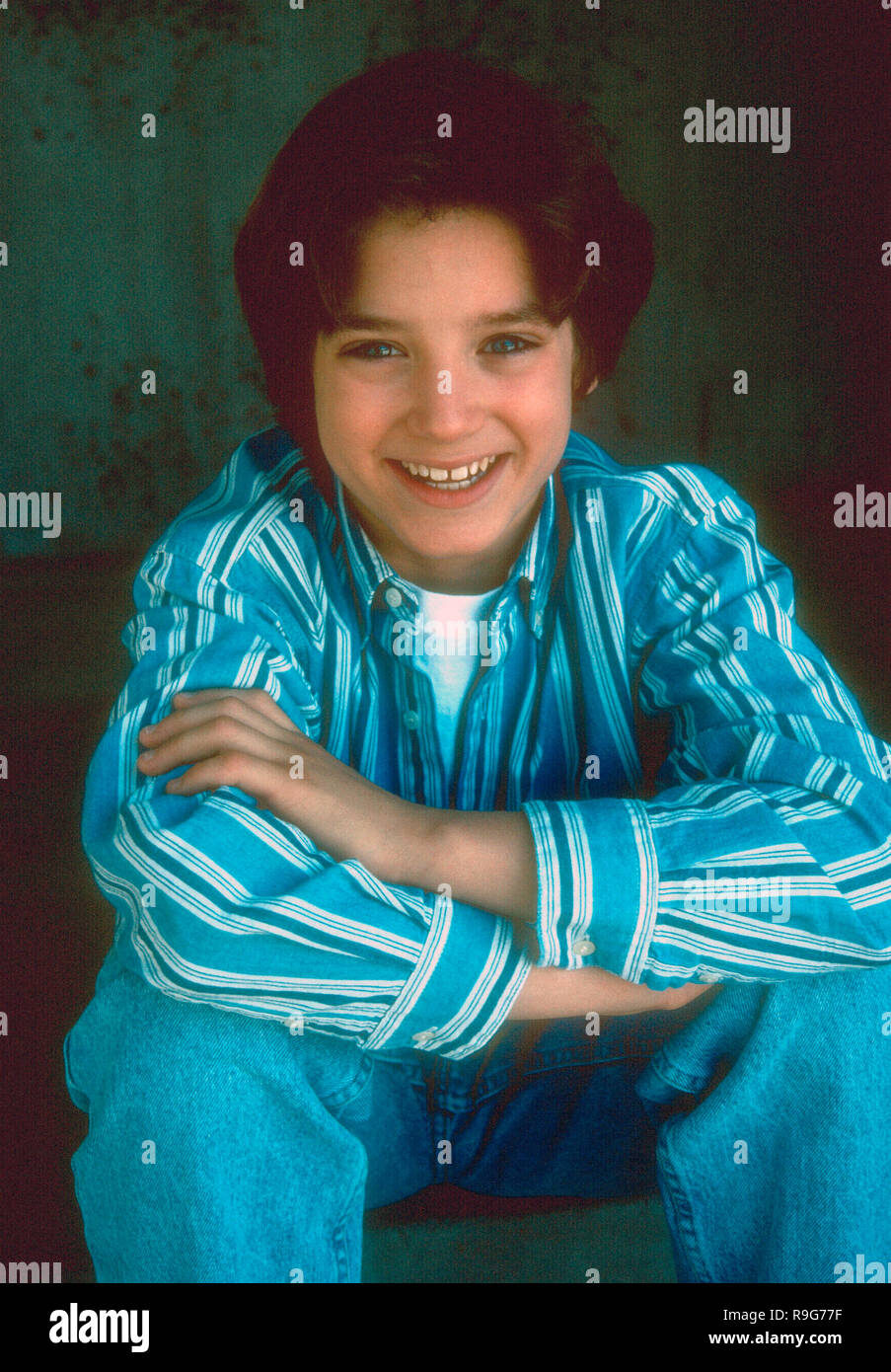 Los Angeles Ca June 6 Exclusive Actor Elijah Wood Poses At A Photo Shoot On June 6 1993 In