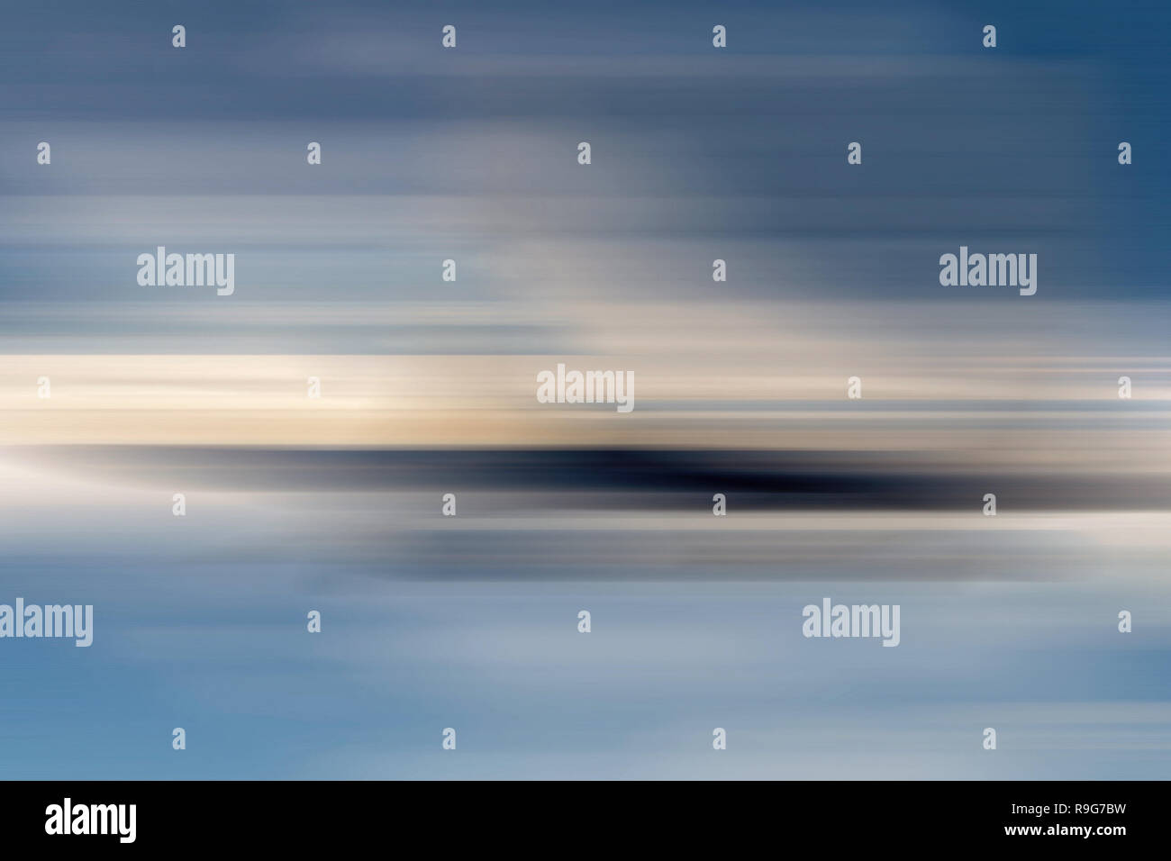 speed background with blurred blue motion, defocused backdrop Stock ...