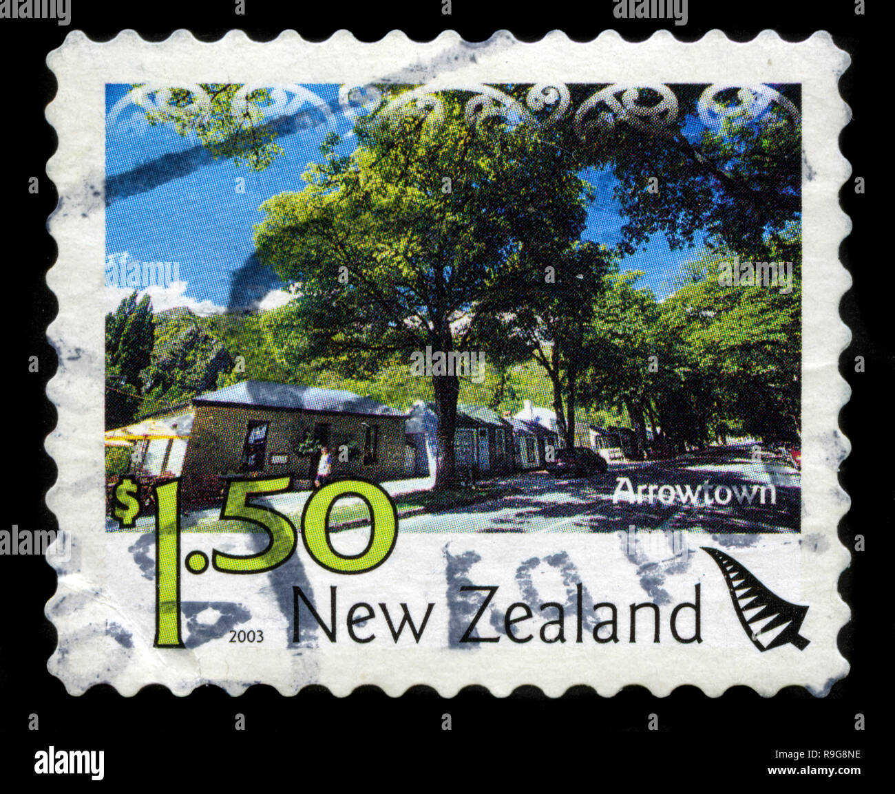 Postage stamp from New Zealand in the New Zealand Landscapes (1st ...